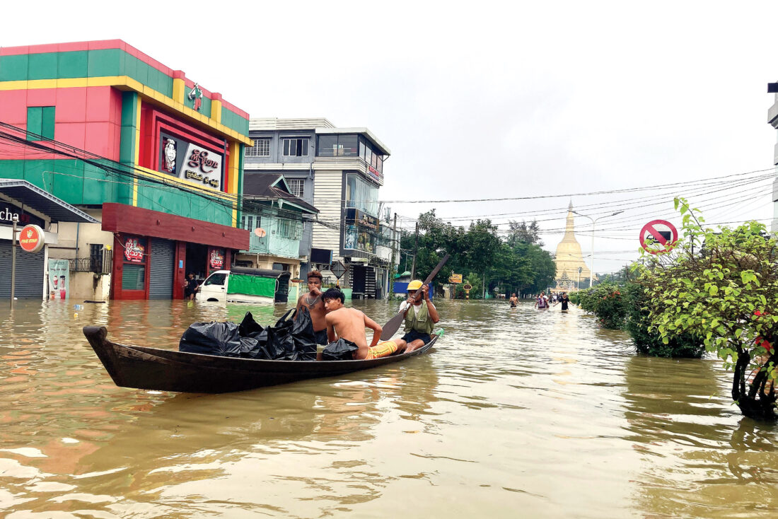 Heavy flooding in Myanmar displaces 14,000 | News, Sports, Jobs ...